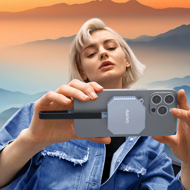 MAIWO K1724P Magnetic M.2 2230 NVMe SSD Enclosure USB3.2 Type-C 10Gbps ...