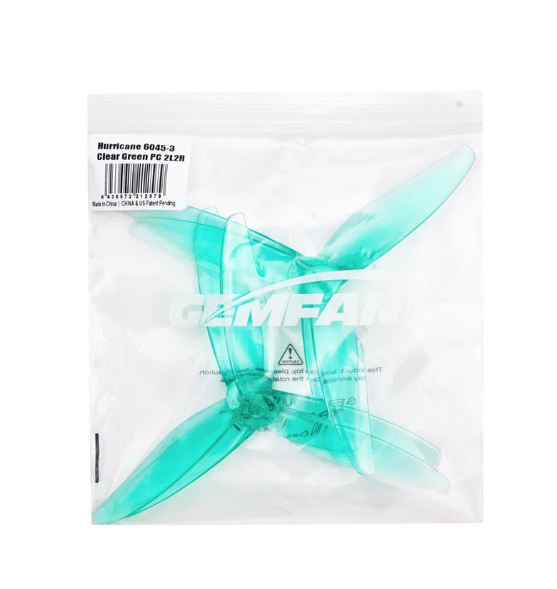 6 Pairs Gemfan 6045 6.0x4.5 6 Inch 3-Blades Props Propeller for DIY Fr ...