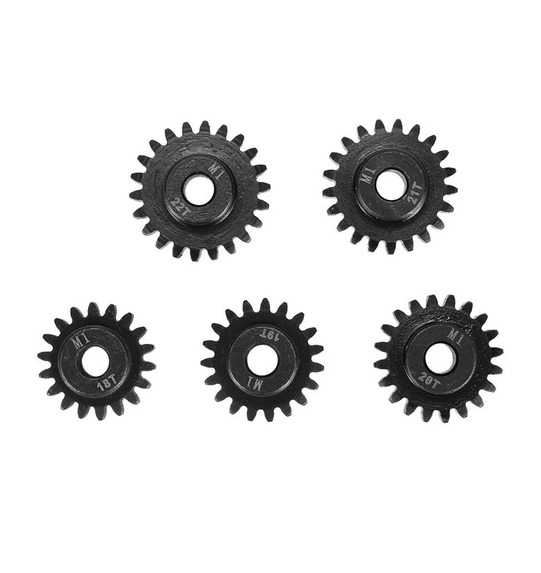 5PCS M1 5mm 18T 19T 20T 21T 22T Pinion Engine Gear for Rc Car 1/8 Brus ...