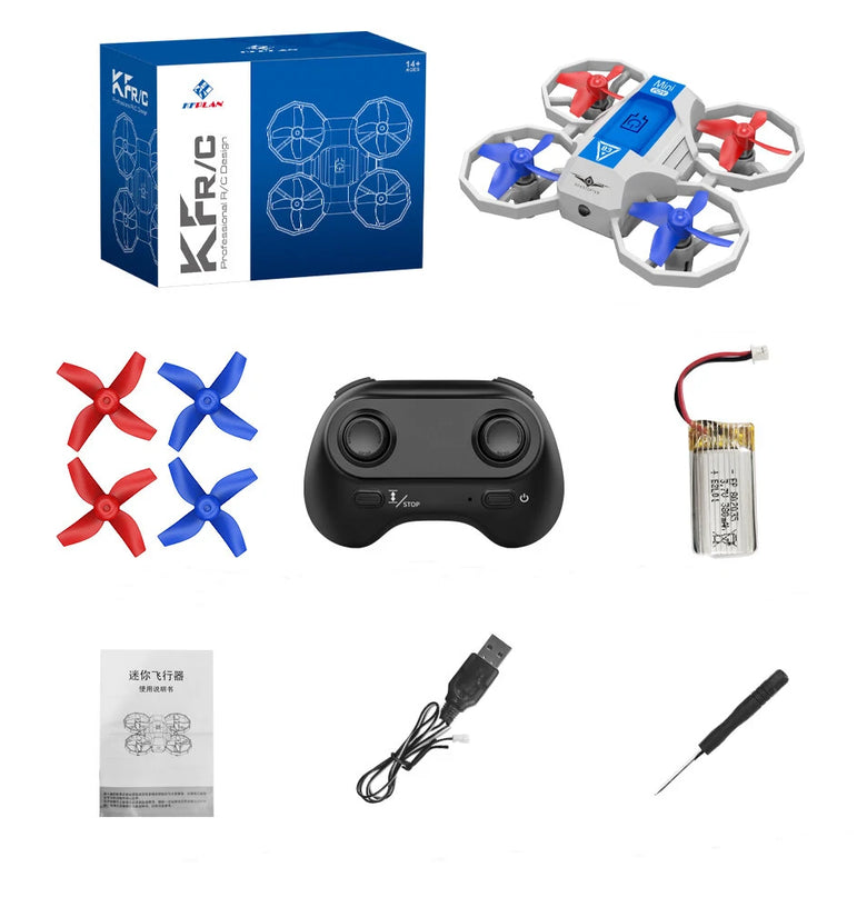 KFPLAN KF601 Mini Voice Control Lighting Mode Altitude Hold Hovering K ...