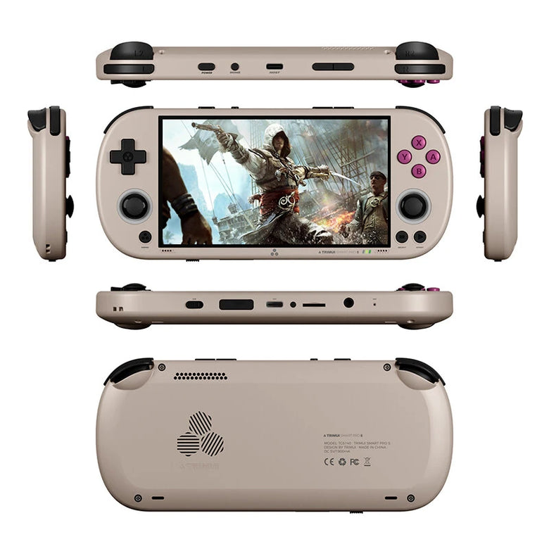 [No Card] TRIMUI Smart Pro S Handheld Game Console 4.96-inch IPS Scree ...
