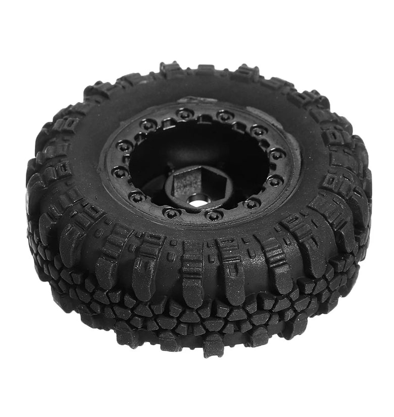 4pcs 13612 RC Car Tires For RGT 136240 V2 1/24 4WD Vehicle RC Rock Cra ...