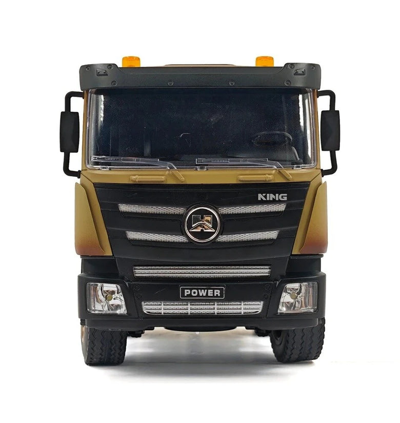 HUINA 1318 1/18 9CH RC Car Flatbed Trailer Simulation Engineering Remo ...