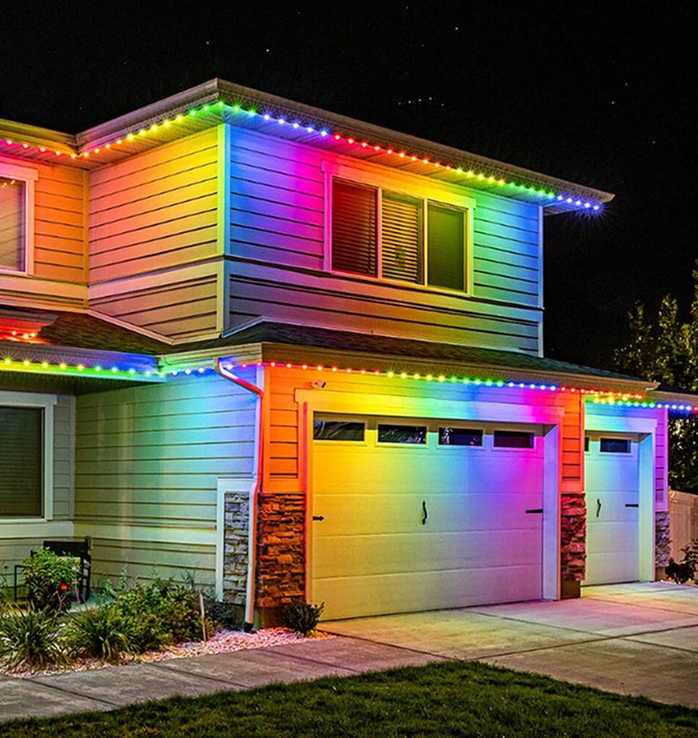 Elfeland 5/10/15m RGBIC Neon LED Strip Light Music Sync DIY Flexible W ...