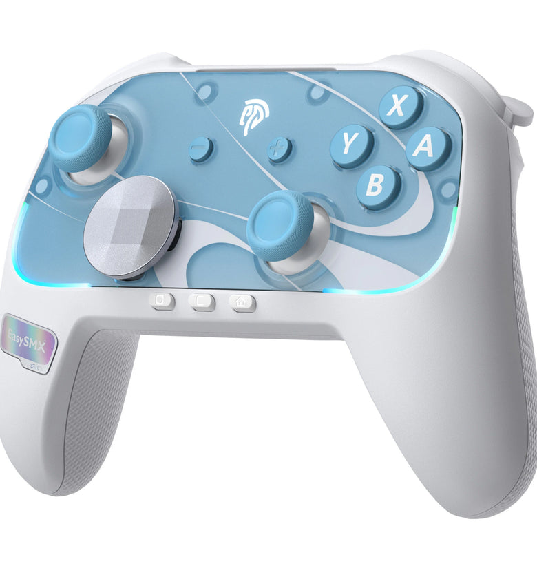 EasySMX S10 Wired bluetooth Gamepad TMR Joystick RGB Controller Compat ...