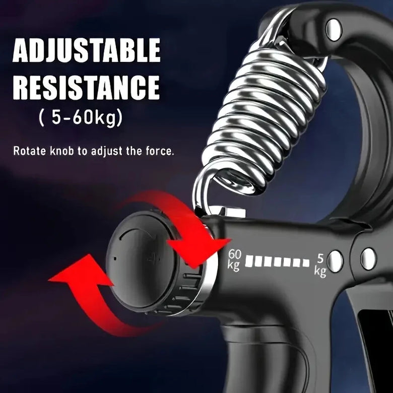 KALOAD 1Set 5-60kg Adjustable Hand Gripper Strengthener Wrist Exercise ...