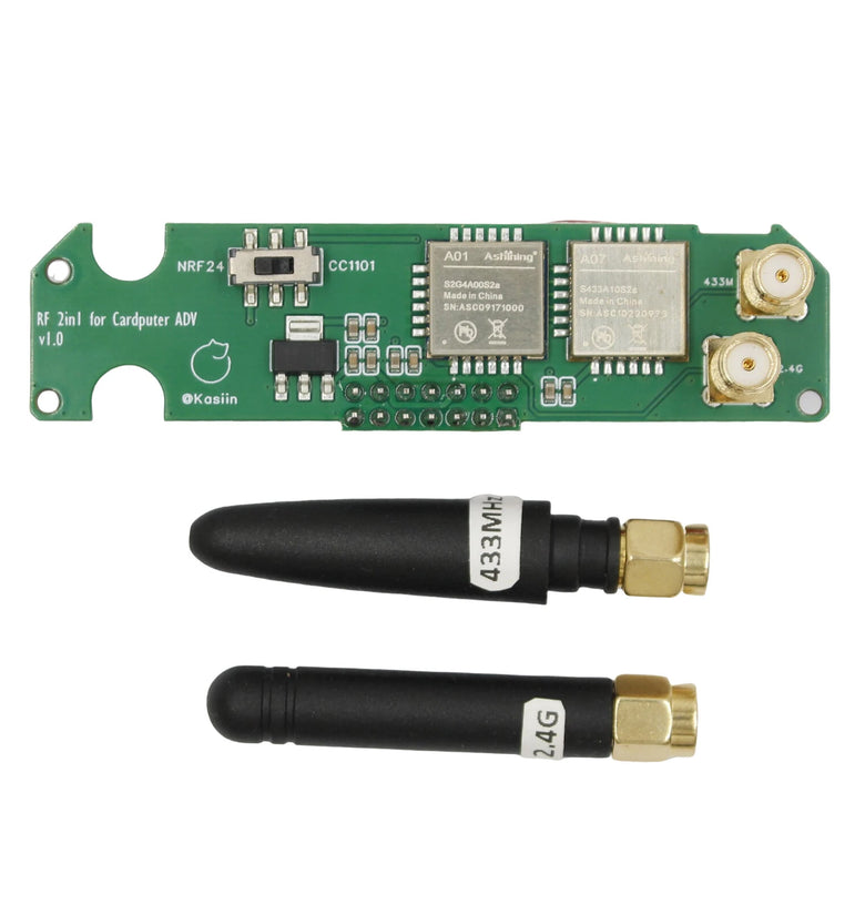 M5Stack Cardputer ADV Dual RF Module CC1101 NRF24 SubGHz 24GHz Wireles ...