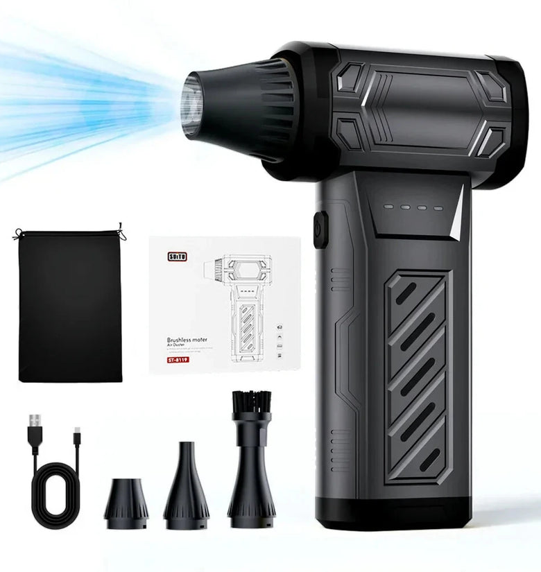 SUITU ST-8119 Handheld Wireless Dust Blower 990000RPM High Speed Brush ...