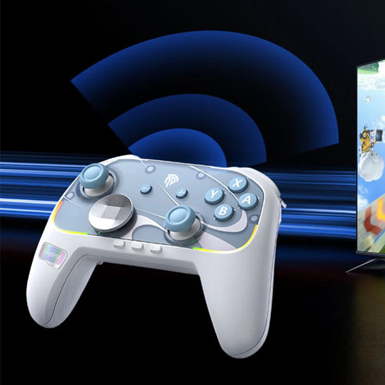 EasySMX S10 Wired bluetooth Gamepad TMR Joystick RGB Controller Compat ...