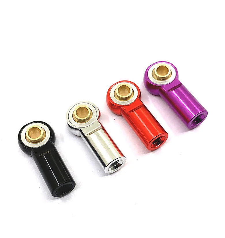4PCS Metal M3 Aluminum Link Tie Rod End Ball Joint for 1/10 Crawler SC ...