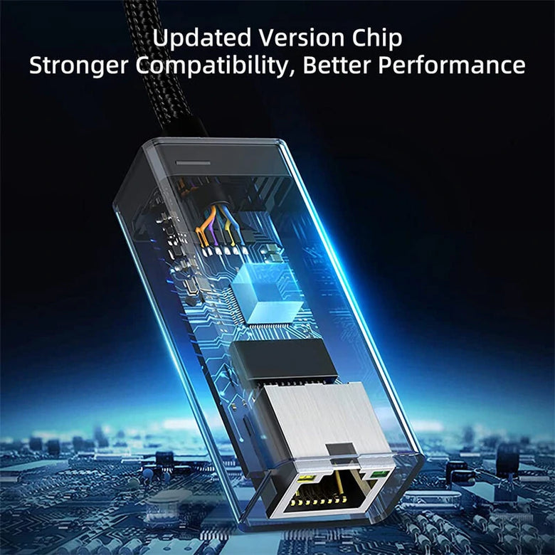 USB Type C to Gigabit Network Card Port Network Cable Adapter USB-C to ...