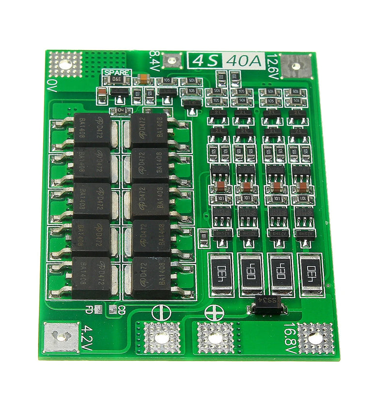 5Pcs 4S 40A Li-ion Lithium Battery 18650 Charger PCB BMS Protection Bo ...