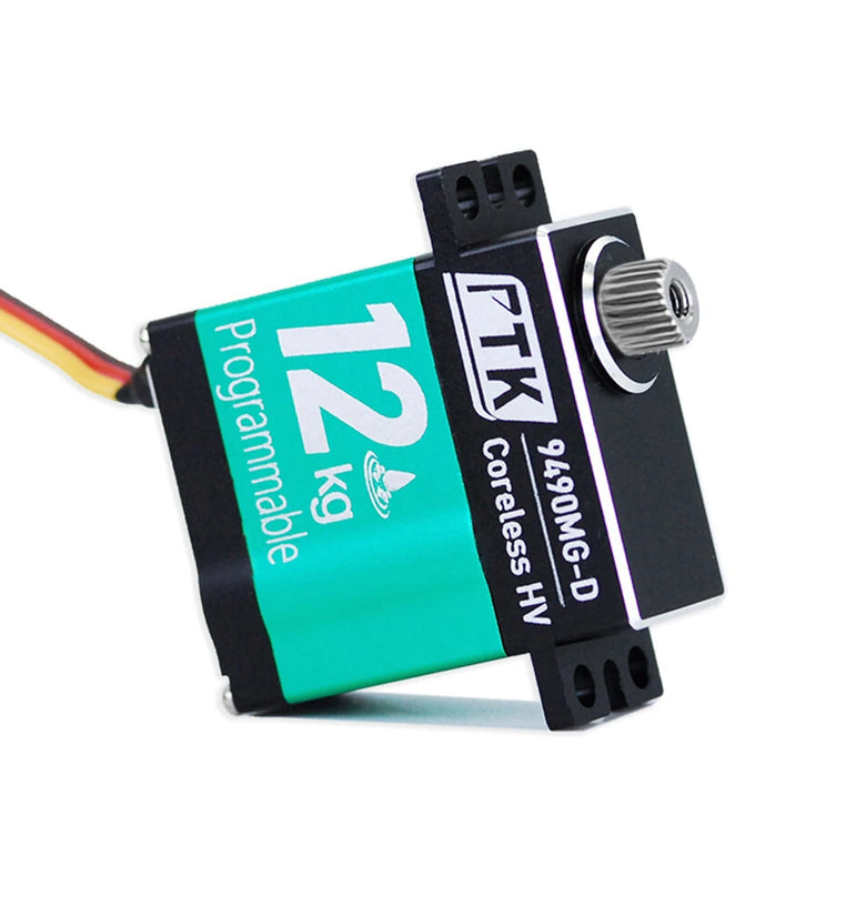 PTK 9490 MG-D 9g 12KG High Torque Stainless Steel Gear Waterproof Core ...